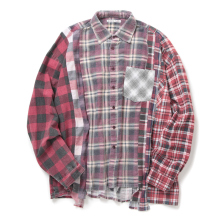 Needles / ニードルズ | Rebuild by Needles - Flannel Shirt ->7 Cuts Shirt ...